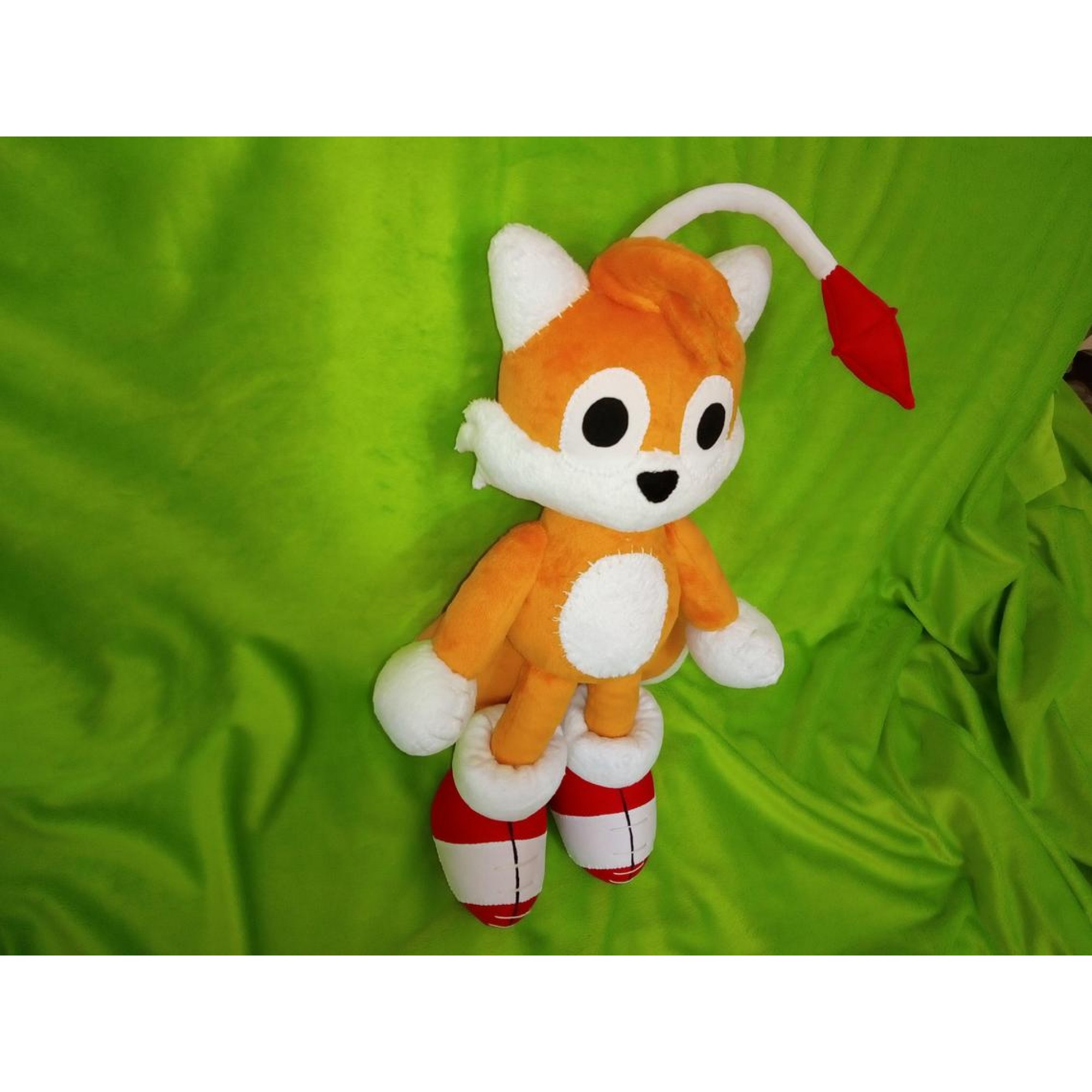 Sample plush toys, made to order. Tails doll plush.