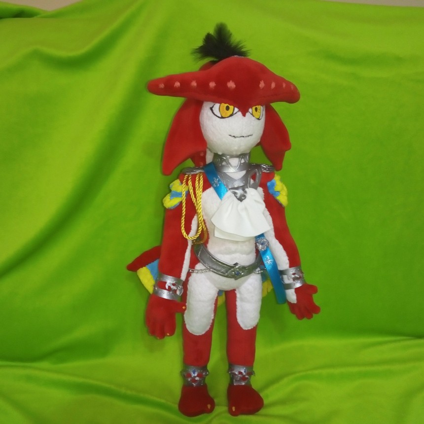 Sidon plush toy. Legenf of Zelda. Toy commission
