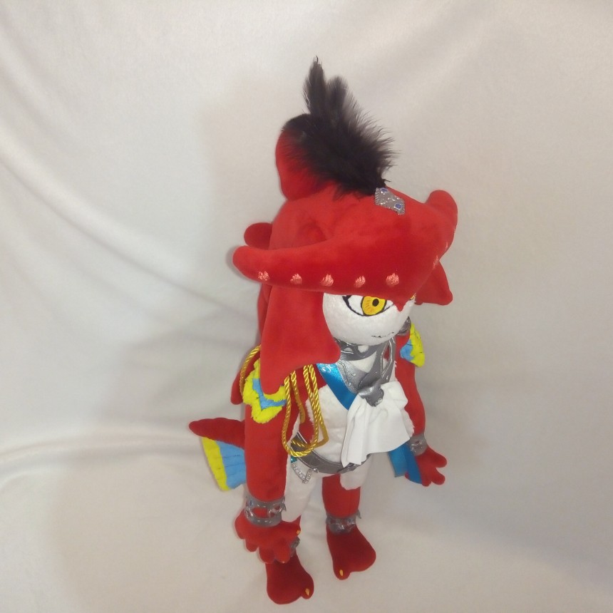 Sidon plush toy. Legenf of Zelda. Toy commission