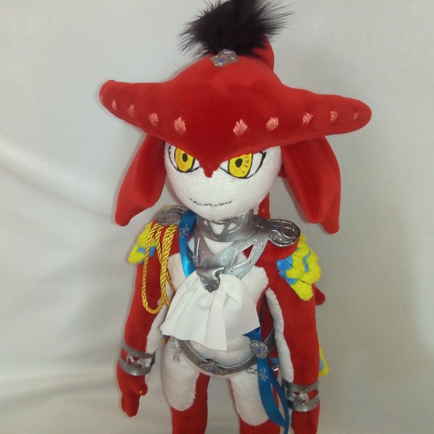 Sidon plush toy. Legenf of Zelda. Toy commission